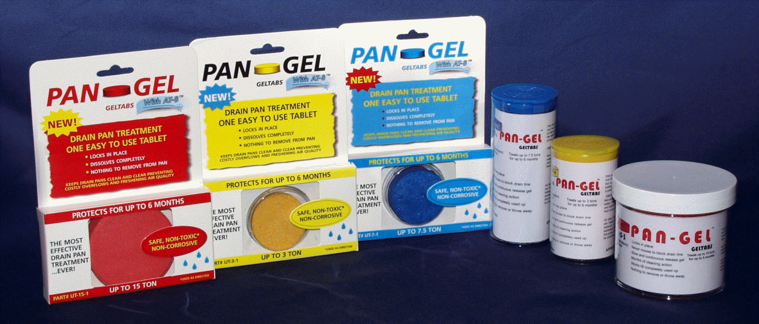 Pan-Gel Condensate Drain Tablets -Up to 5 Tons - 24 per Case – Chemex ...